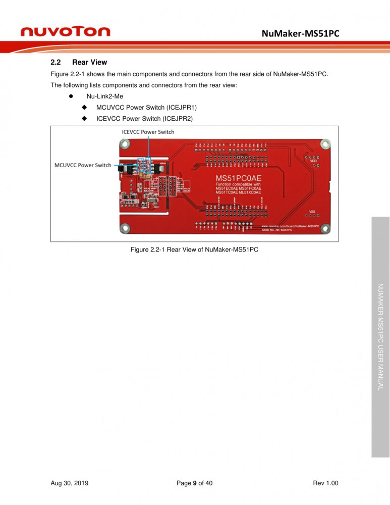 NuMaker-MS51PC document page 9