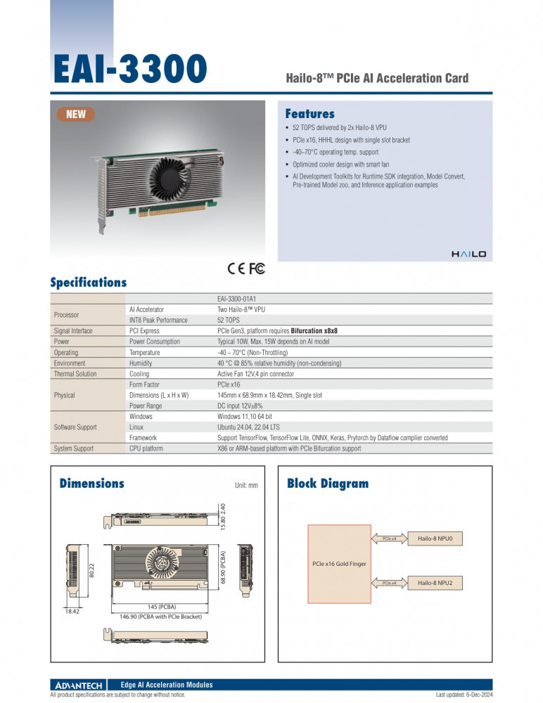 EAI-3300 product documentation, page 1