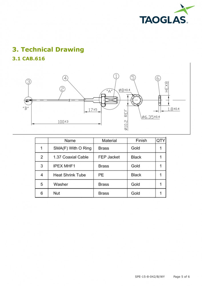 CAB.616 technical document page 5