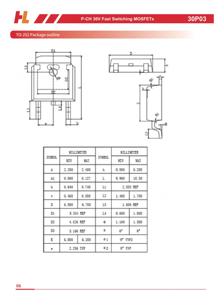 HL 30P03 datasheet page 6