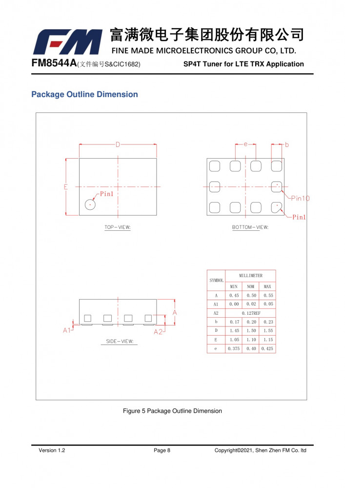 FM8544A datasheet page 8