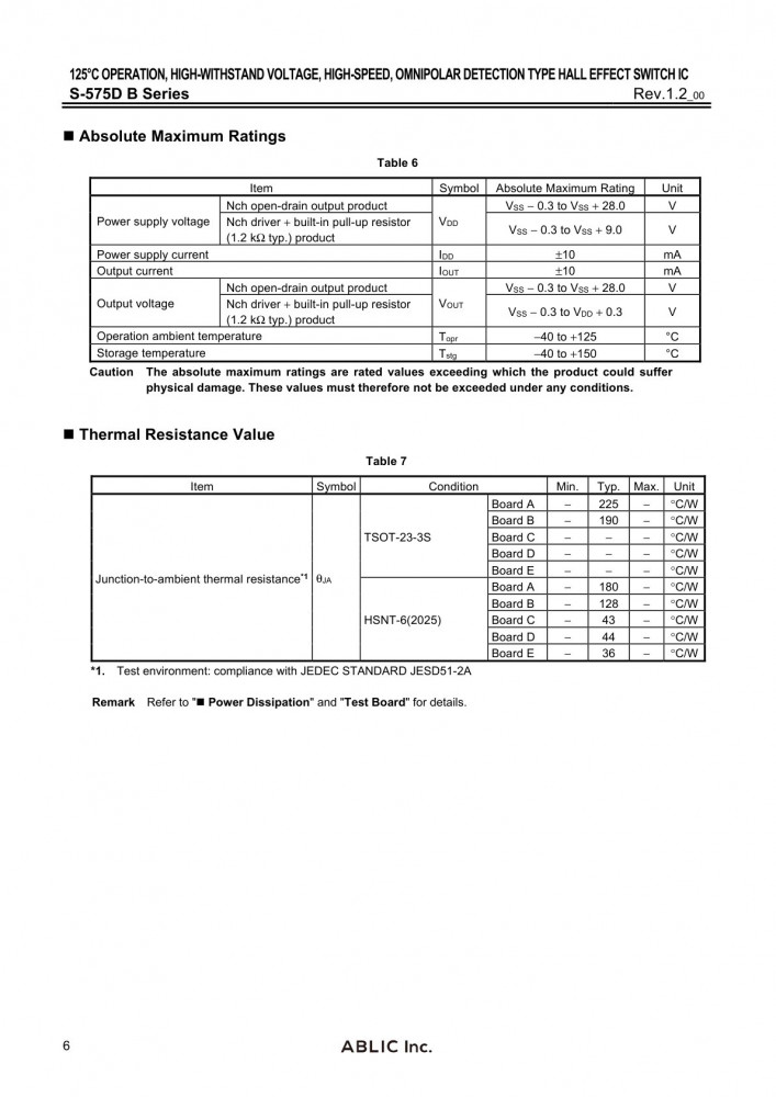 S-575DNL5B-A6T8U datasheet page 6