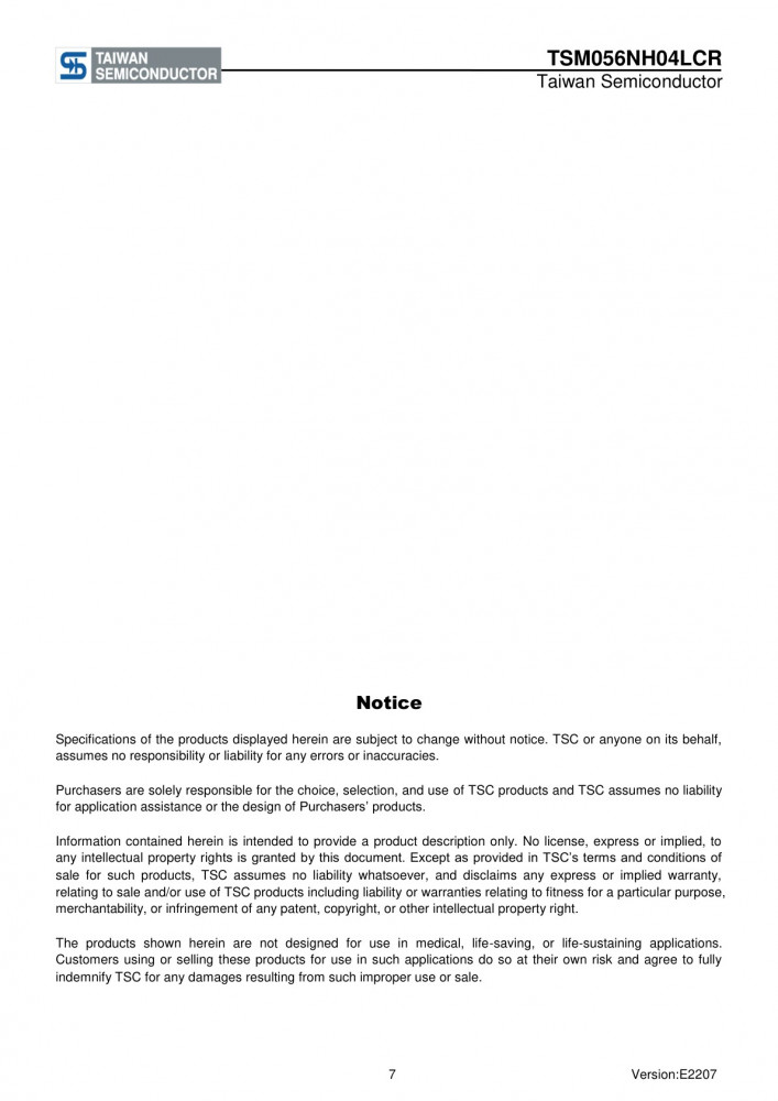TSM056NH04LCR datasheet page 7