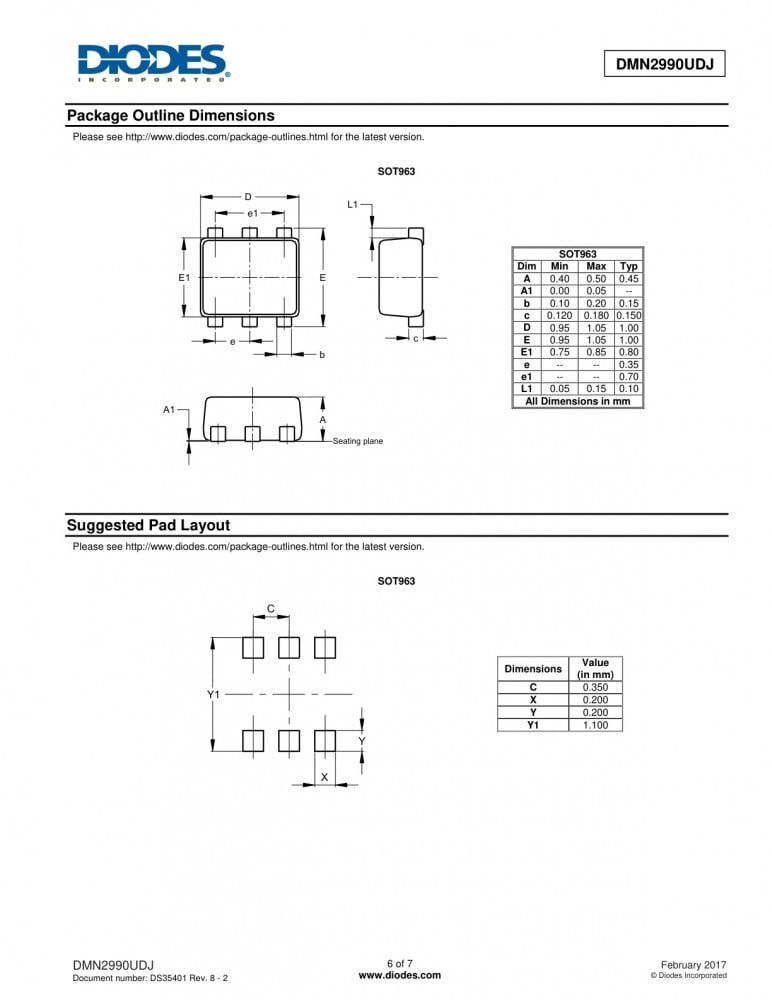 DMN2990UDJ-7 datasheet page 6