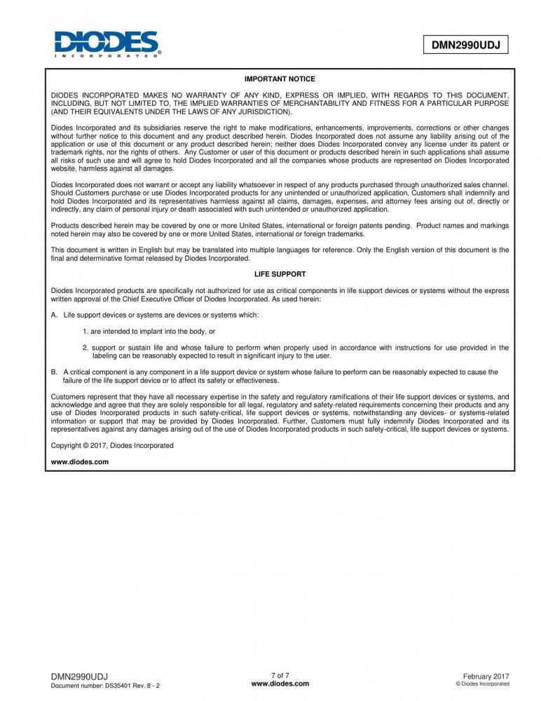 DMN2990UDJ-7 datasheet page 7