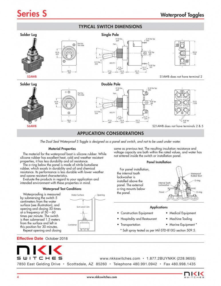 NKK S6AWB technical document, page 4