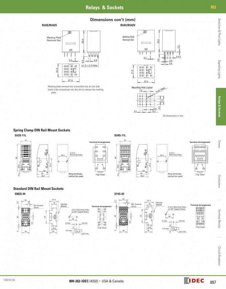 IDEC RU series document page 8