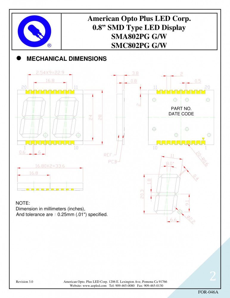 SMA802PG datasheet page 2