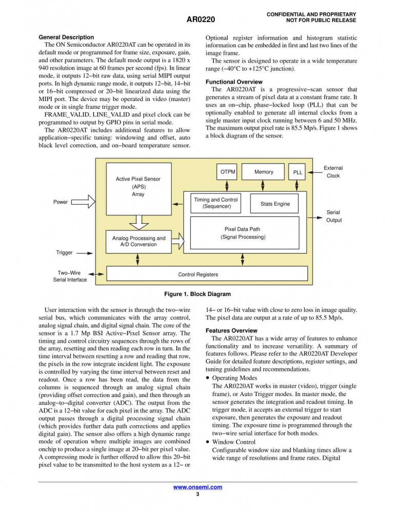 AR0220AT technical document page 3