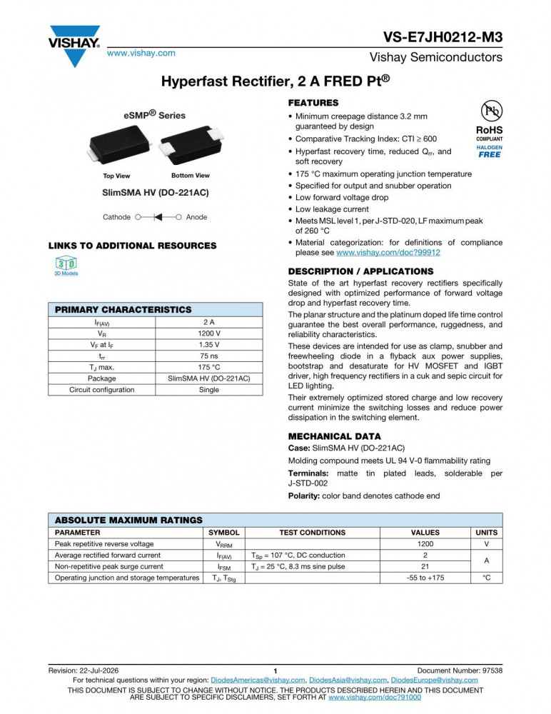 VS-E7JH0212-M3 datasheet page 1