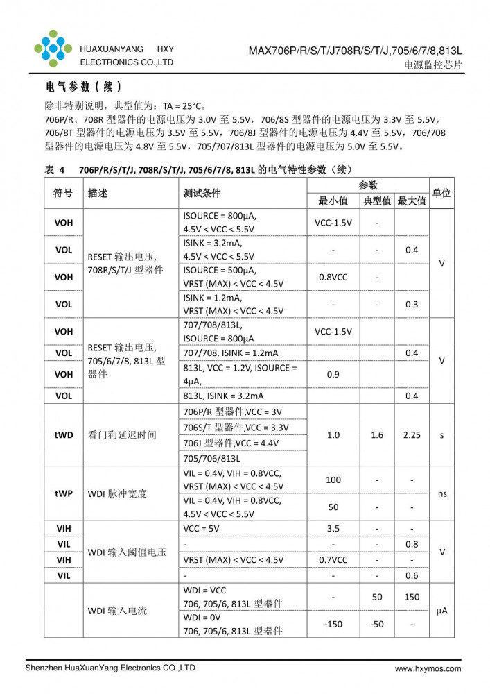 MAX706PESA-HXY datasheet page 7