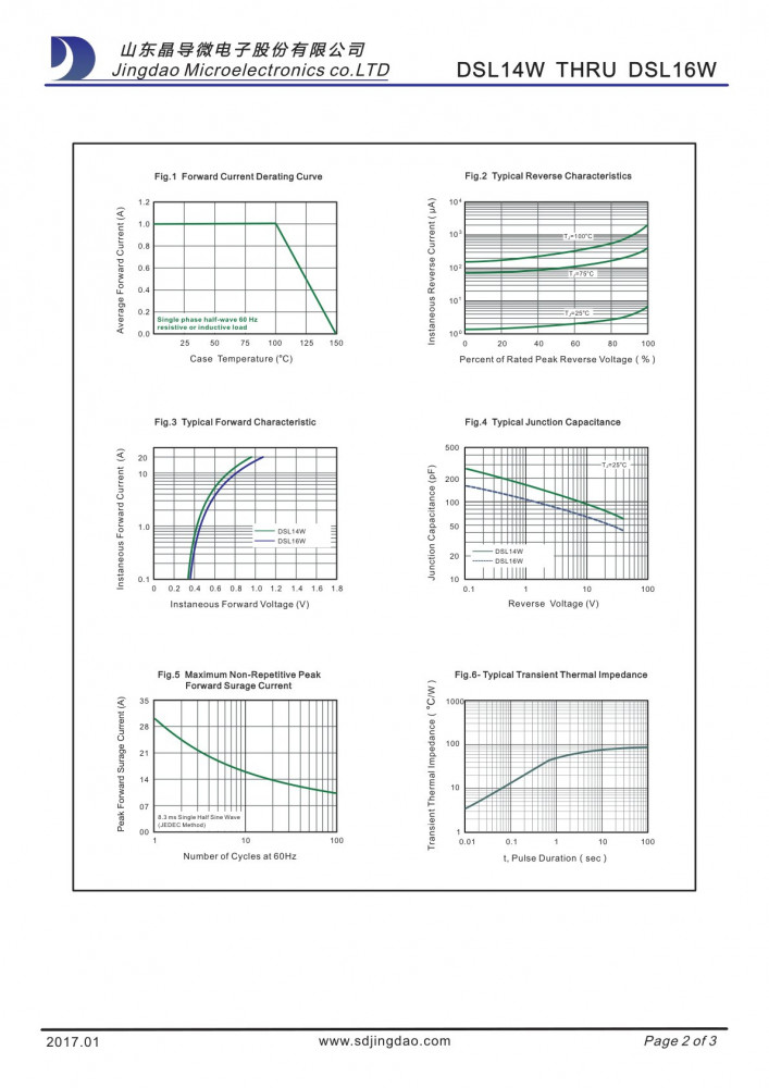 DSL16W datasheet page 2
