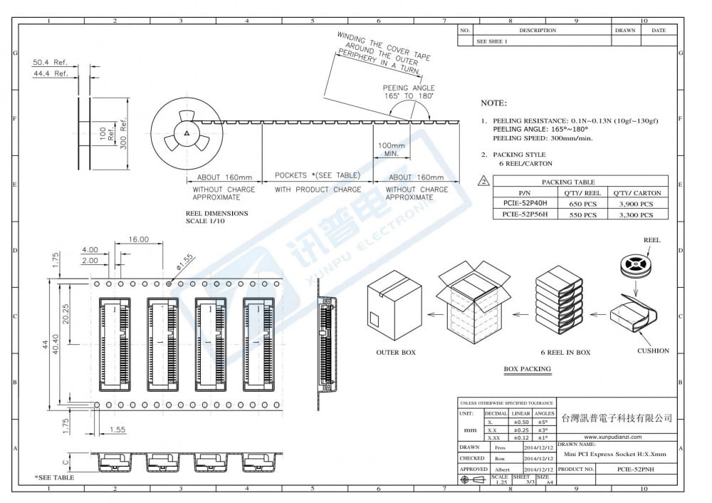 PCIE-52P56H technical document page 4