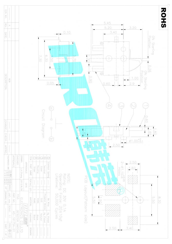K5-1617SA-01 technical document preview
