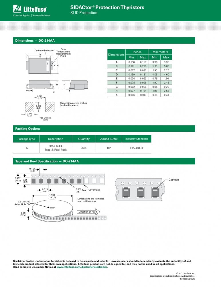 P1101SALRP datasheet page 4