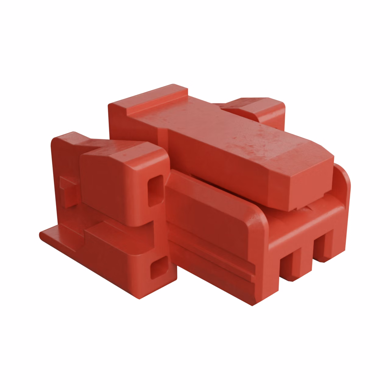 Micro-Lock Plus TPA Type Receptacle Housing, 1.25mm Pitch, Single Row, Positive Lock, 2 Circuits, Red for sale