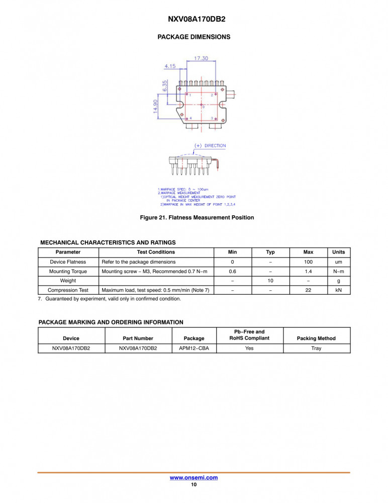NXV08A170DB2 datasheet page 10