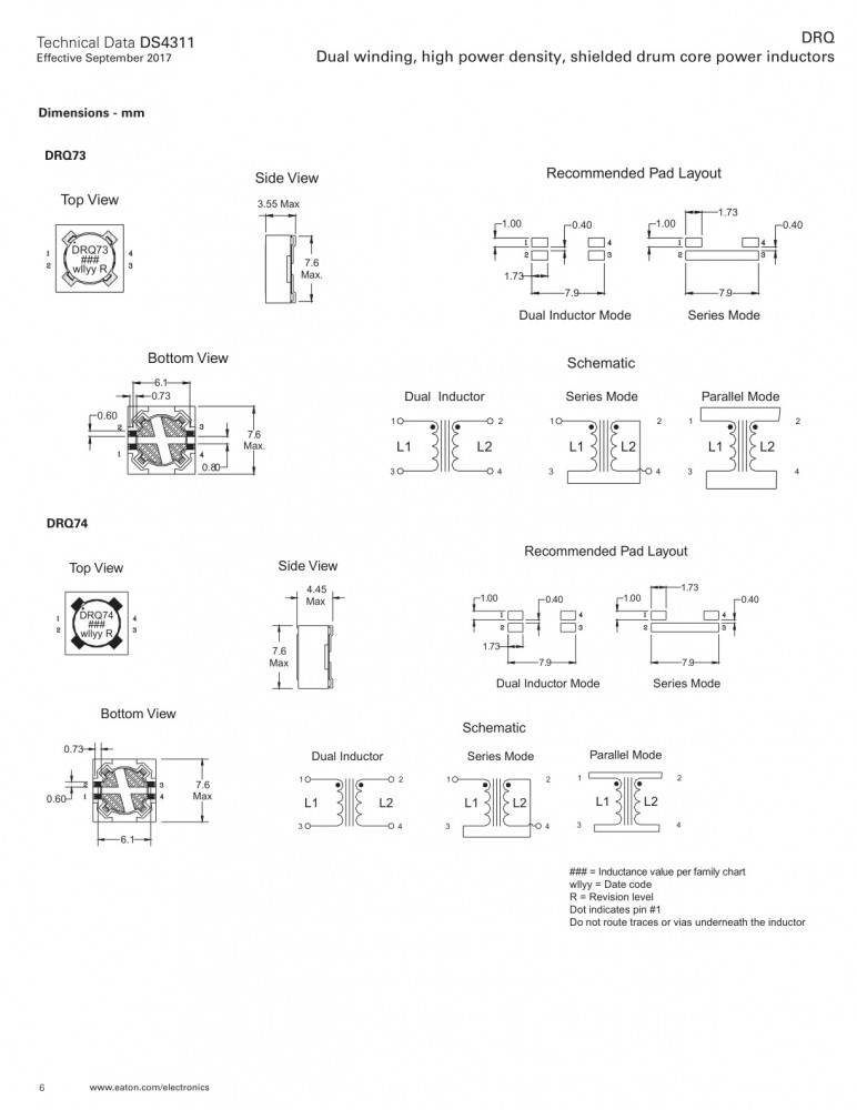 EATON DRQ datasheet page 6