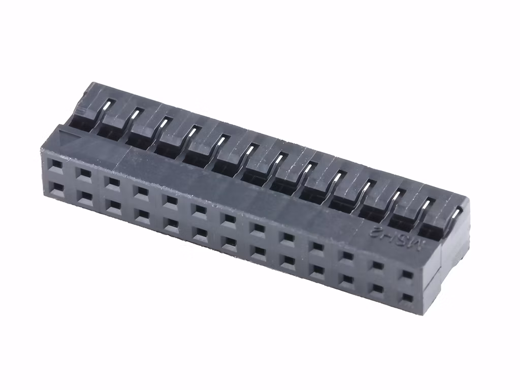 2.00mm Pitch, Milli-Grid Receptacle Housing, 26 Circuits, Center Polarization, Side Latches, Lead-Free