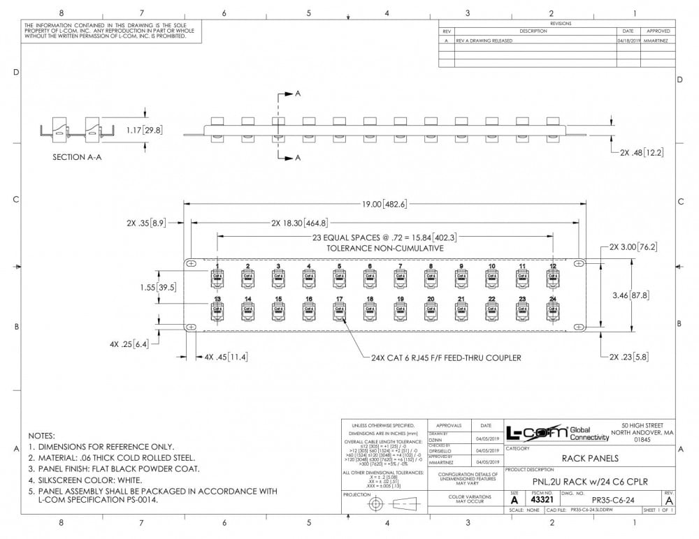 PR35-C6-24 technical document page