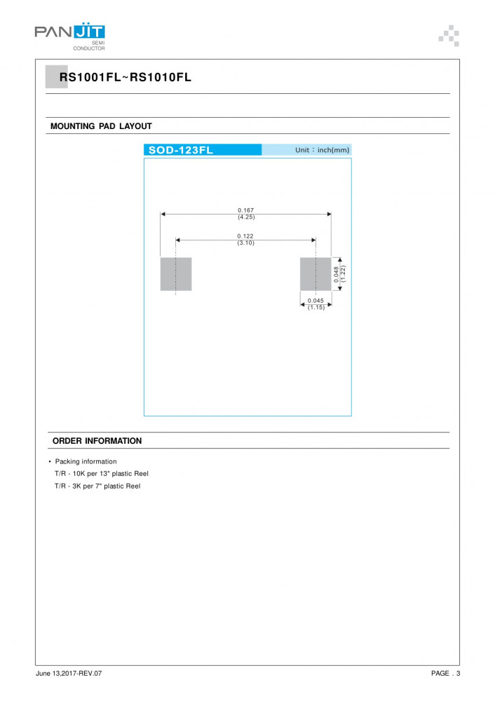 PANJIT RS1010FL datasheet page 3