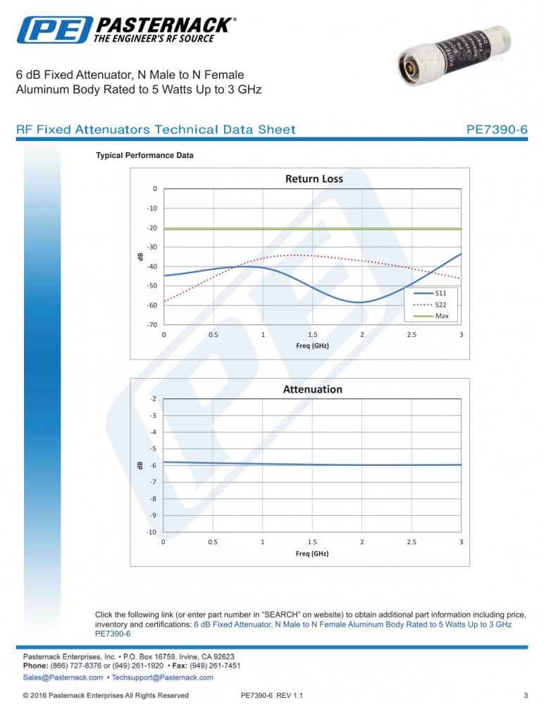 PE7390-6 technical datasheet page 3