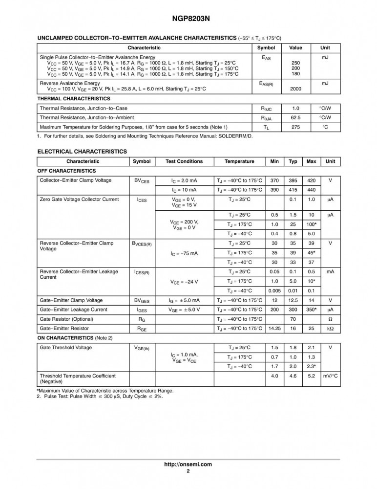 NGP8203N datasheet page 2