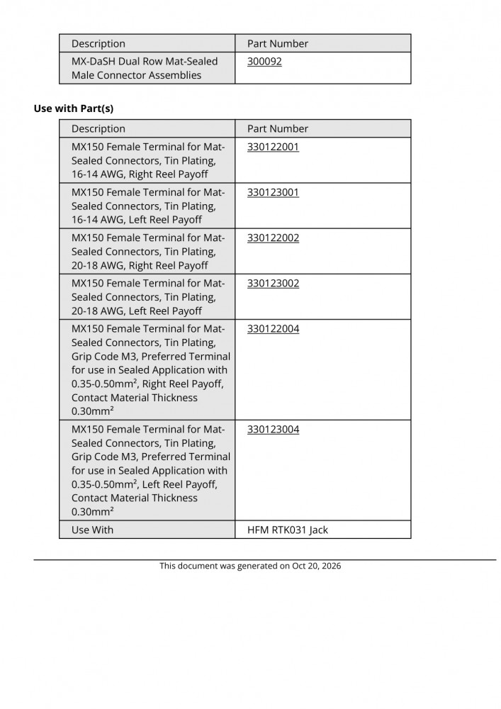 MOLEX 3000910002 product document image, page 3