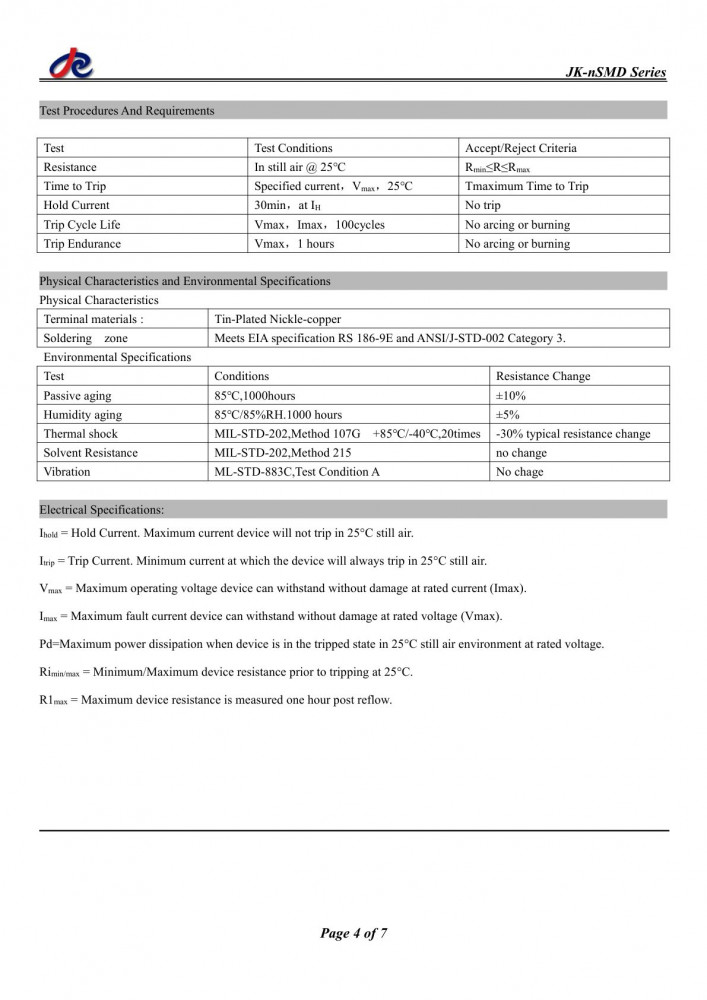 JK-nSMD datasheet page 4