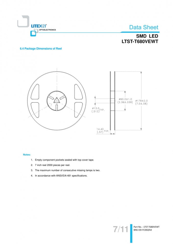 LTST-T680VEWT datasheet page 8