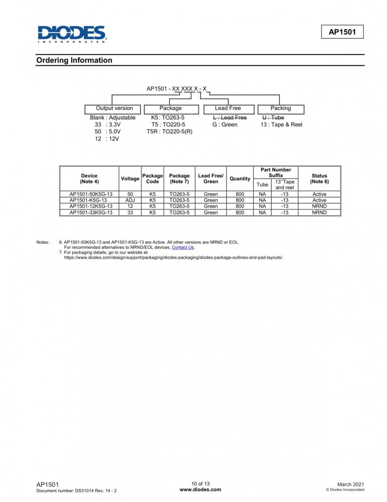 AP1501 datasheet page 10