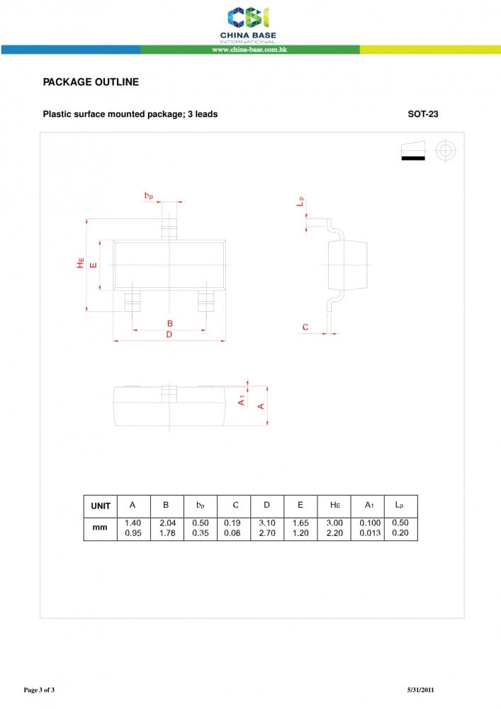 BAV99 datasheet page 3