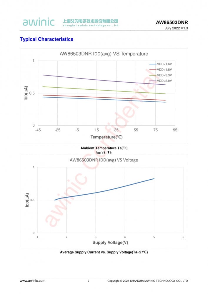 AW86503DNR datasheet page 7