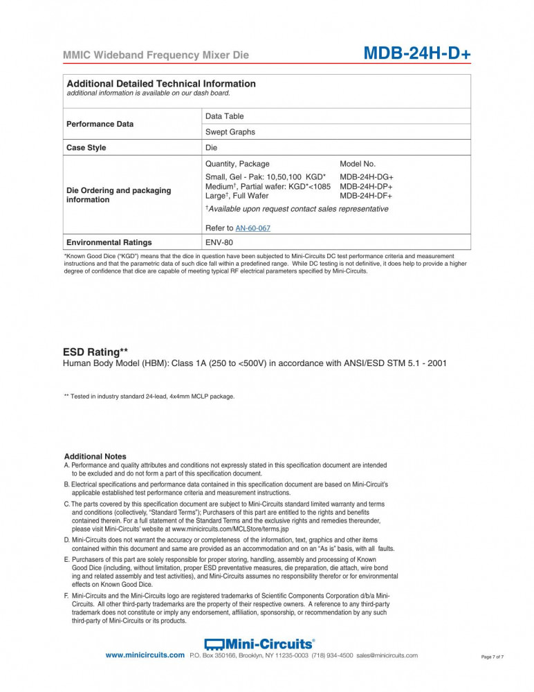 MDB-24H-DG+ datasheet page 7