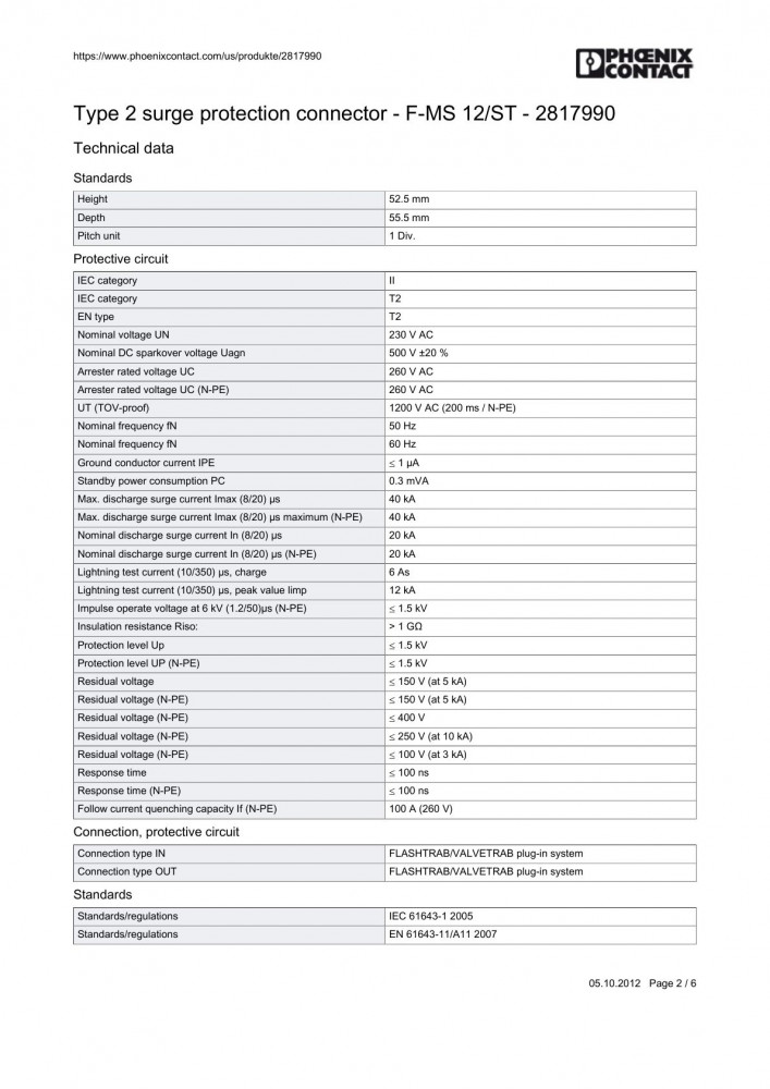 Phoenix Contact 2817990 product document page 2
