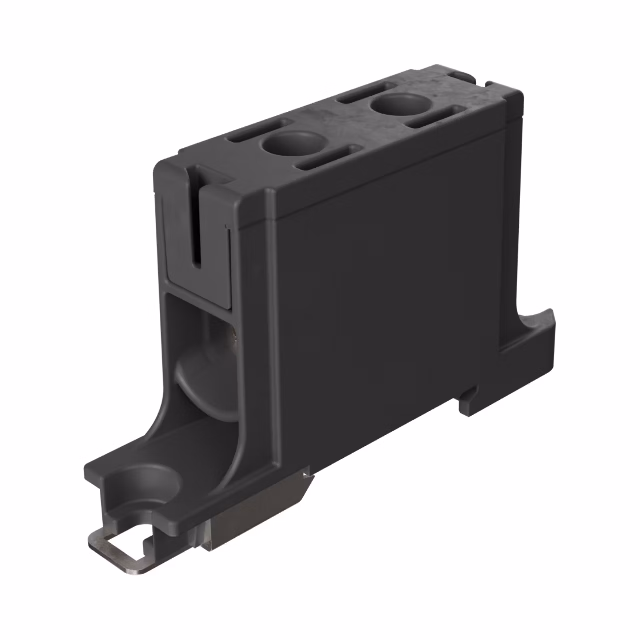 High Current Universal Clamp Terminal Block, 35.00mm DIN-rail or Screw Mount, 150.0A / 1000V, Grey Housing and Cover, 1 Circuit for sale