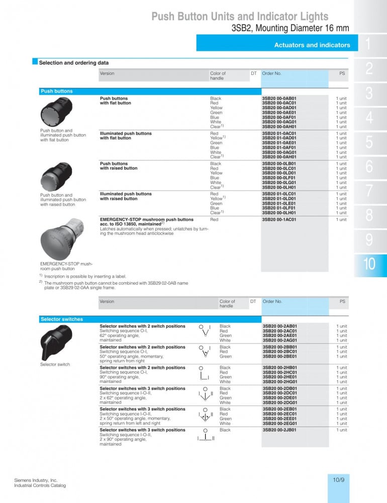 SIEMENS catalog page 9