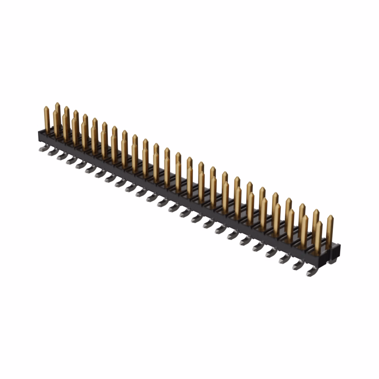 Milli-Grid Header, Vertical, Surface Mount, 50 Circuits, 0.76µm Gold (Au) Plating, Mating Pin Length 3.80mm, Tube, Lead-Free for sale