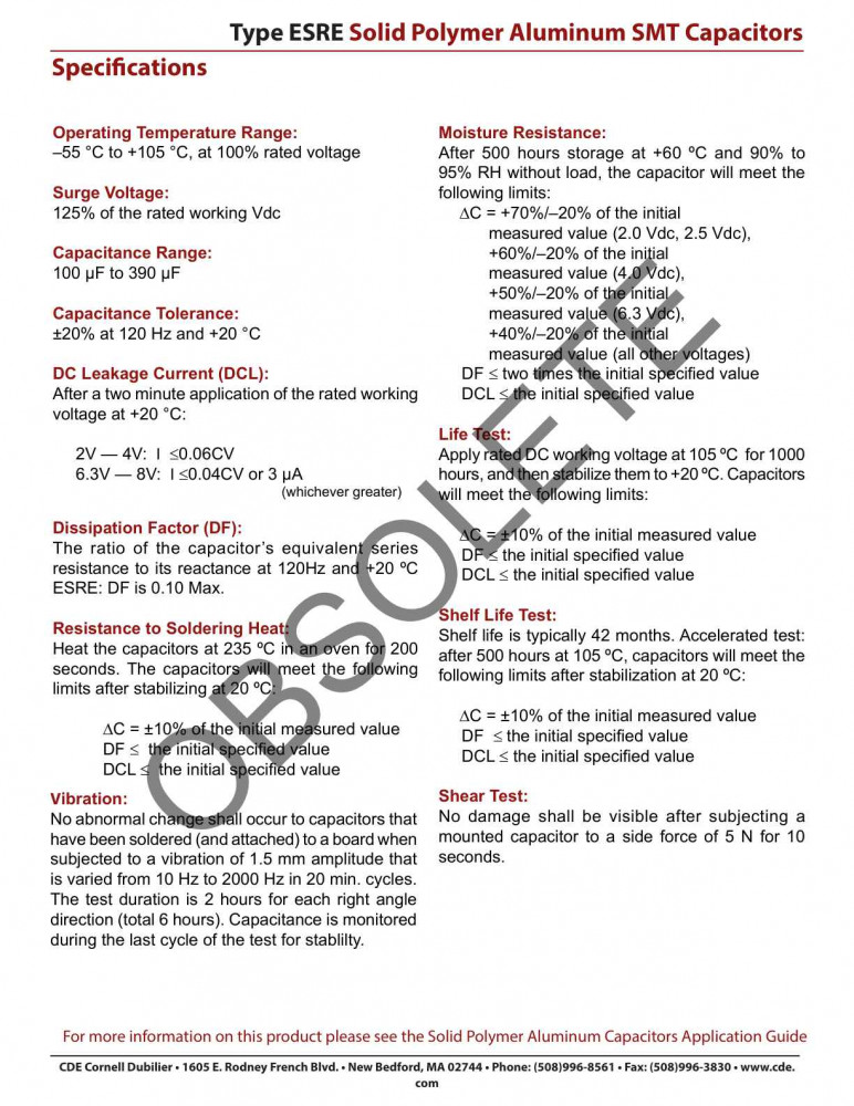 ESRE series technical document page 3