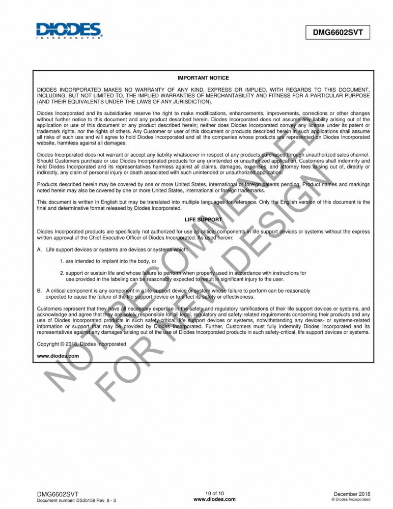 DMG6602SVT-7 datasheet page 10