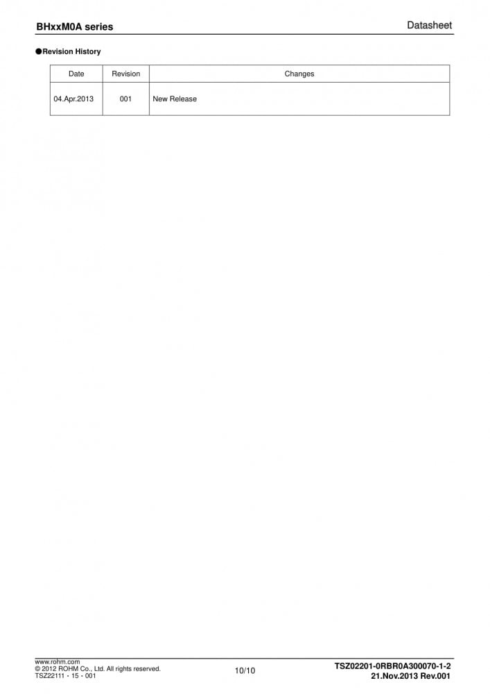 BH33M0AWHFV-TR datasheet page 10