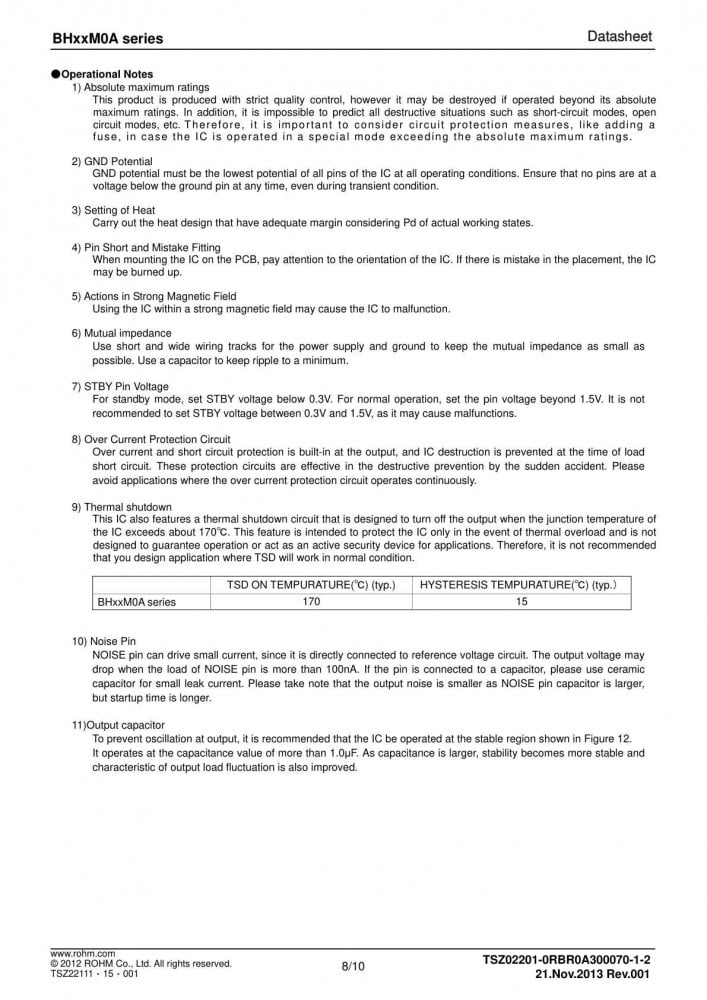 BH33M0AWHFV-TR datasheet page 8
