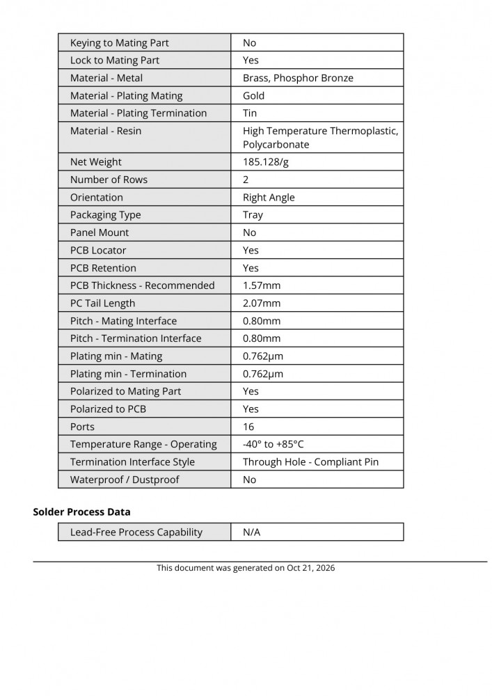 MOLEX 763527001 technical document image, page 3