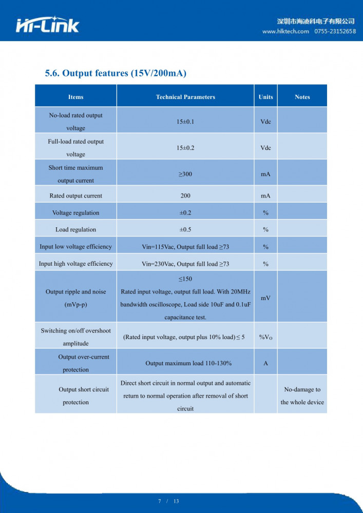 HLK-PM03 datasheet page 9