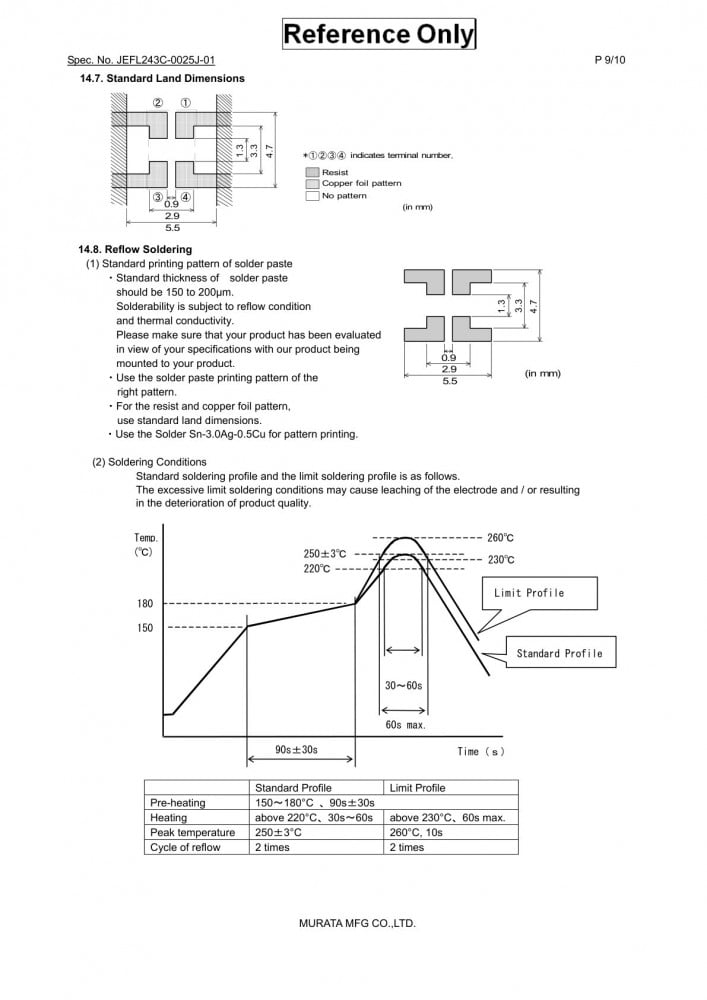 DLW5BTM102TQ2L reference specification page 9