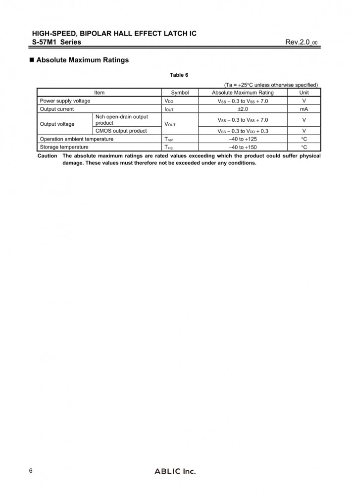 S-57M1 datasheet page 6