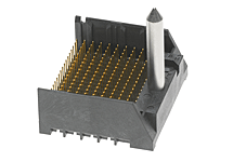 Impact 100 Ohm 6 Pair Vertical Backplane Header, Right Guided, Open Endwall, 10 Columns, 180 Circuits, Pin Length 5.50mm, Plated Through Hole Dimension 0.39mm, Lead-Free for sale