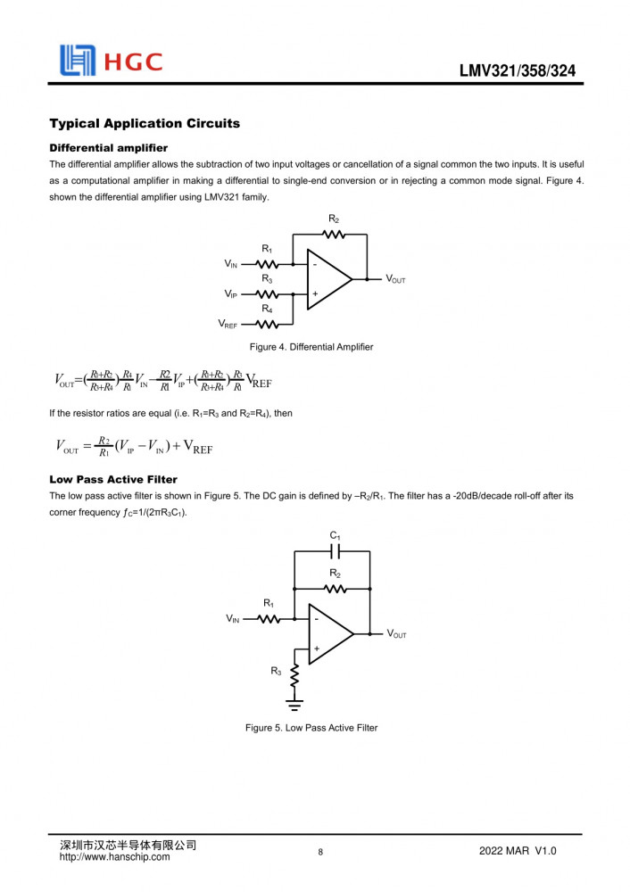 LMV358CDRG datasheet page 8