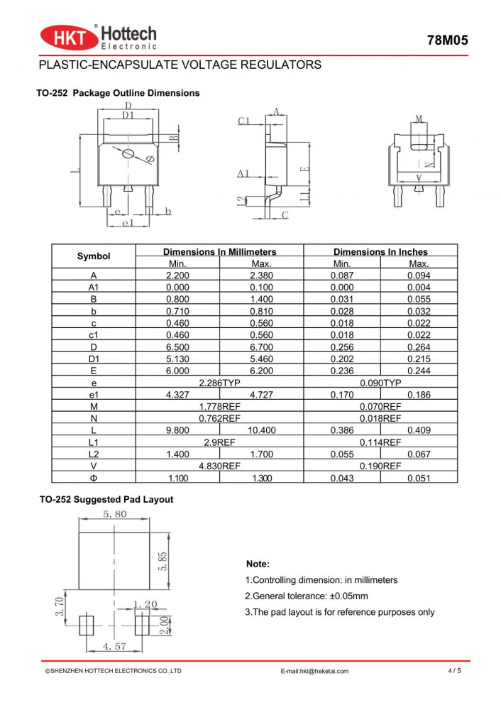78M05 datasheet page 4