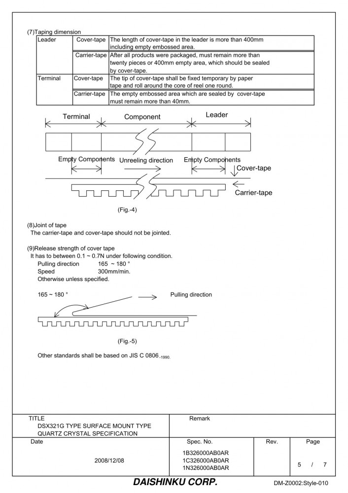 KDS 1N326000AB0AR specification page 6